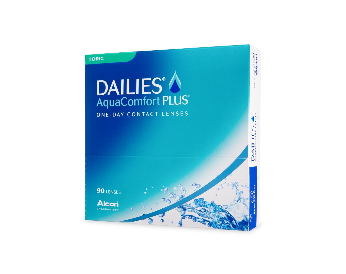 DAILIES AquaComfort Plus Toric 90 stk/pk | Lenson.com