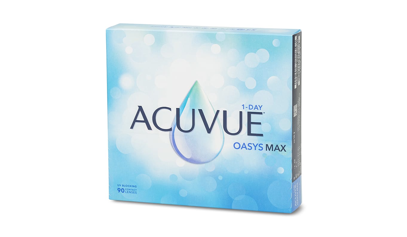 Acuvue Oasys MAX 1-Day 90 st/box - Kontaktlinser | Lenson.com